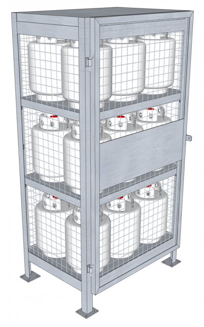 Cage pour bonbonnes de propane - Gamma